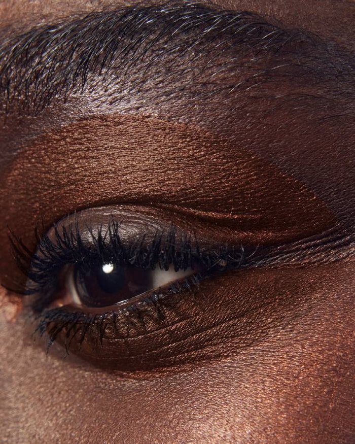 dark brown eyeshadow